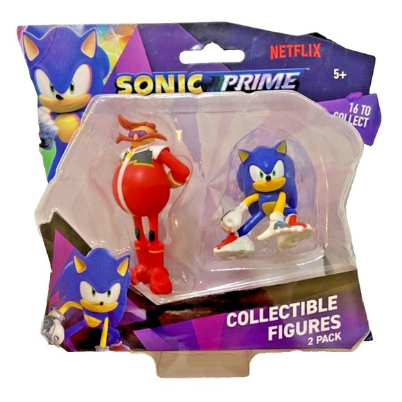 Toys | Dr Eggman Sonic Sonic Prime Sonic The Hedgehog 25 Figures 2 Pack ...